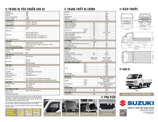 Suzuki ALL NEW Carry Pro 2019 - Brochure | PDF