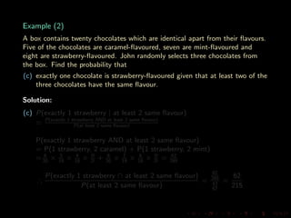 Probability 1 - Math Academy - JC H2 maths A levels | PDF