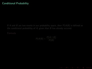 Probability 1 - Math Academy - JC H2 maths A levels | PDF