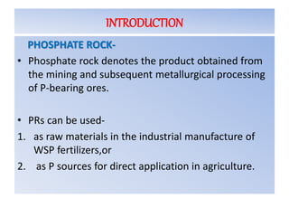 Increasing efficiency of ROCK PHOSPHATE on problematic soils | PPTX