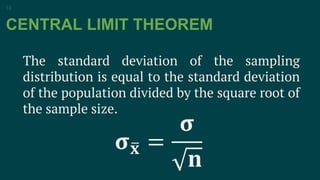 ProbStat - Central Limit Theorem.pptx | Currencies | Economy