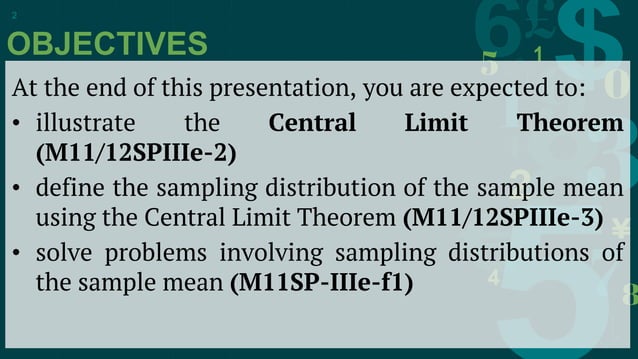 ProbStat - Central Limit Theorem.pptx | Currencies | Economy