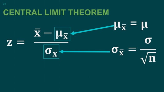 ProbStat - Central Limit Theorem.pptx | Currencies | Economy