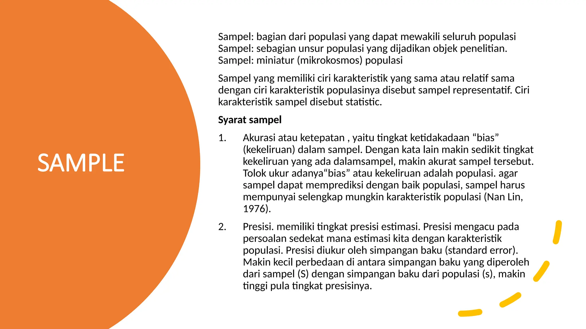Probabilitas dan Statistika Data Sampling | PPTX