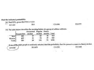 Prob Stats Study Final | PPTX