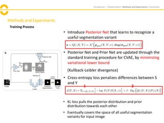 A Probabilistic U-Net for Segmentation of Ambiguous Images | PPT