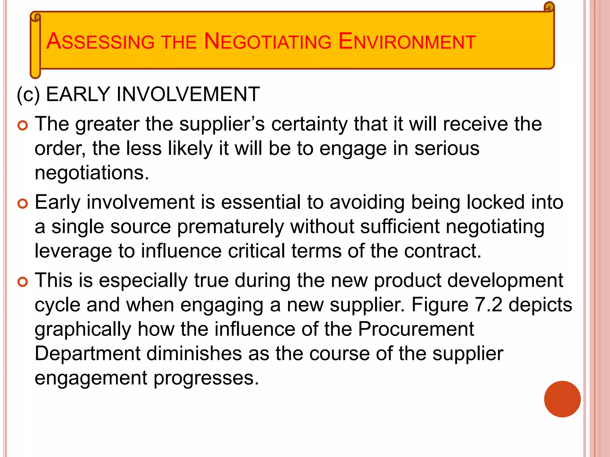 Proc 17-negotiations.assessing the negotiating environment | PPTX