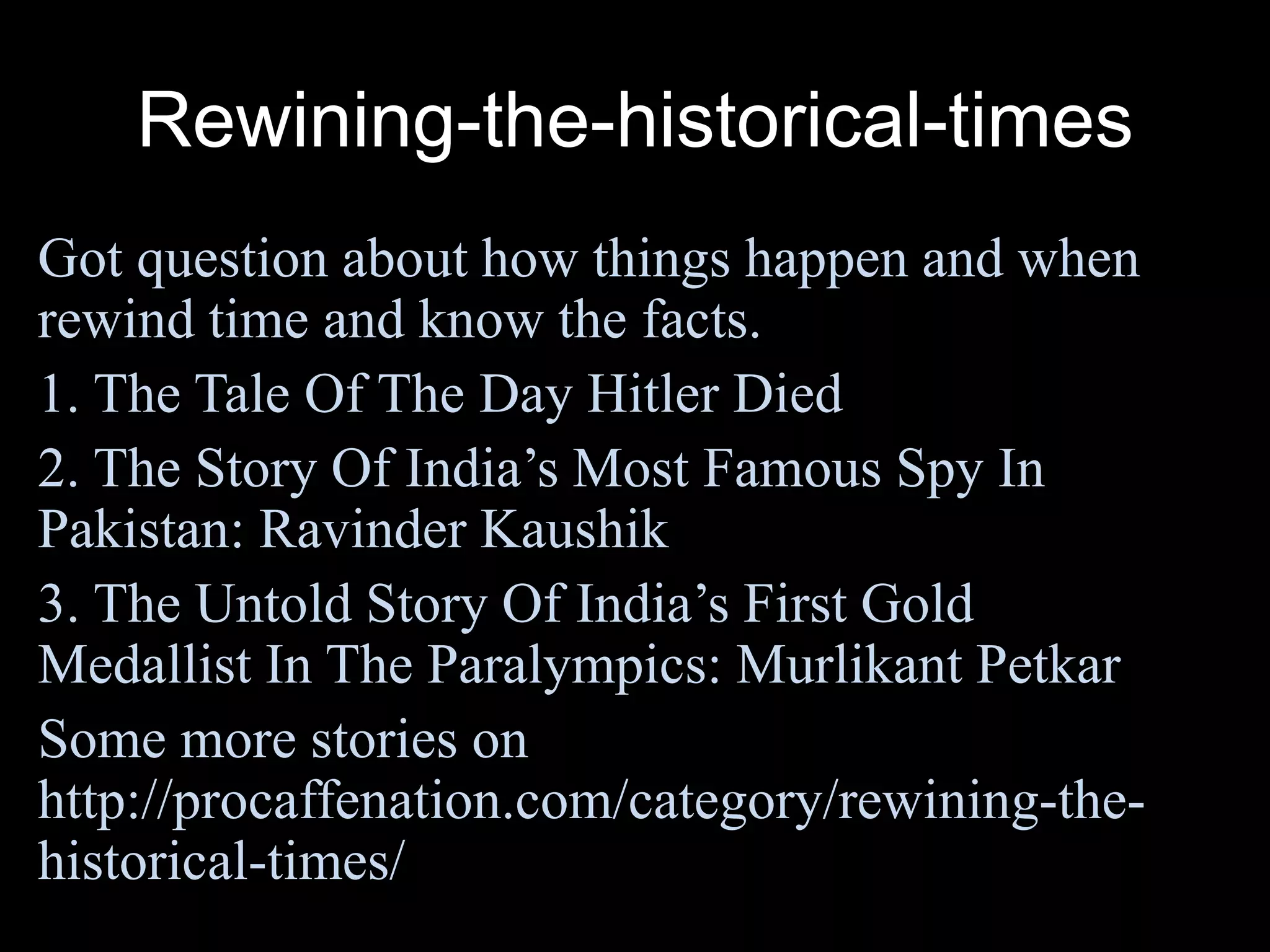 Procaffenation | PPT