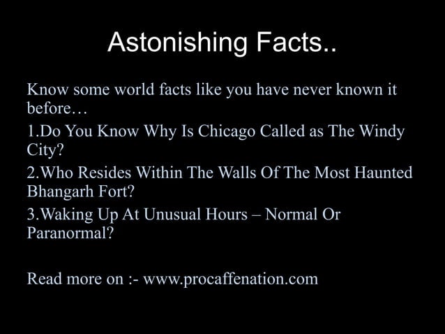 Procaffenation | PPT