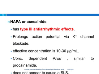 Procainamide Action