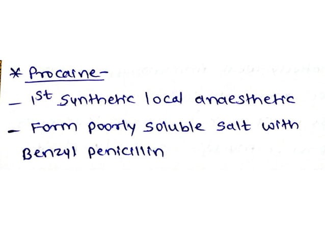 Procaine | PDF