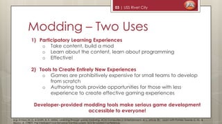 #G4C12: USS Rivet City: Lessons Learning from Modding Fallout 3 for Serious Games Research | PPTX
