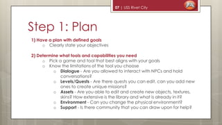 #G4C12: USS Rivet City: Lessons Learning from Modding Fallout 3 for Serious Games Research | PPTX