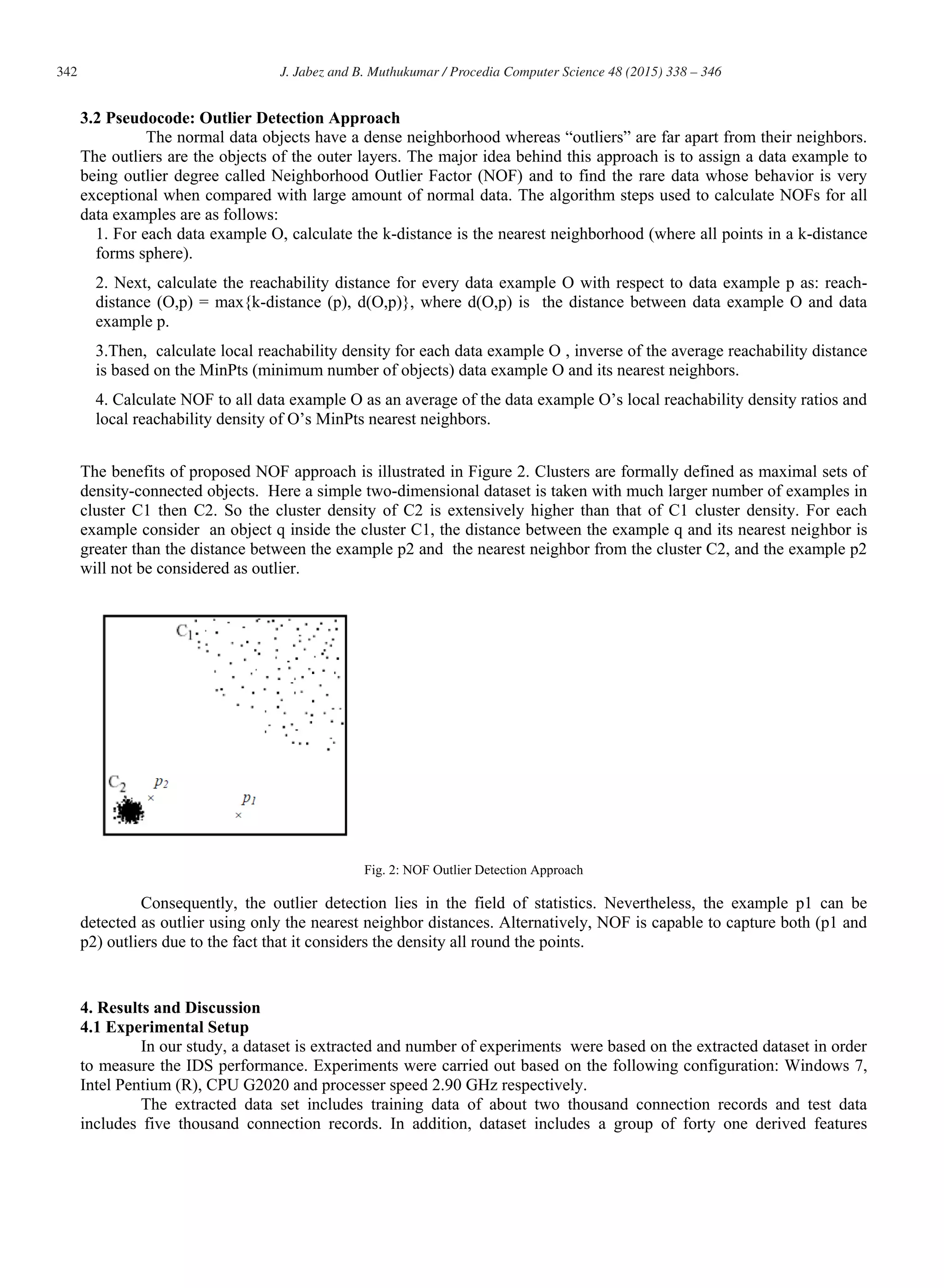 Intrusion Detection System Ids Anomaly Detection Using Outlier Detection Approach Pdf