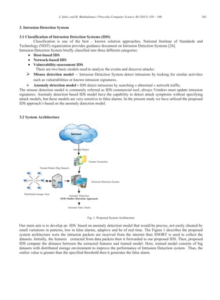 Intrusion Detection System (IDS): Anomaly Detection using Outlier Detection Approach | PDF