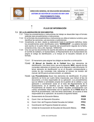 Procediimentosparaprocedimientos | PDF