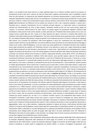 Procedimento legislativo e potere di emendamento | PDF