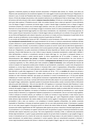 Procedimento legislativo e potere di emendamento | PDF