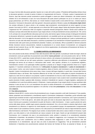 Procedimento legislativo e potere di emendamento | PDF