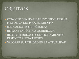 Procedimiento belsey mark iv | PDF