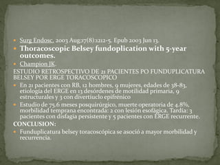 Procedimiento belsey mark iv | PDF