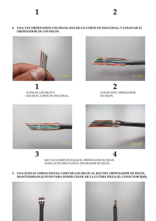 Procedimiento de armado conectores panduit | PDF