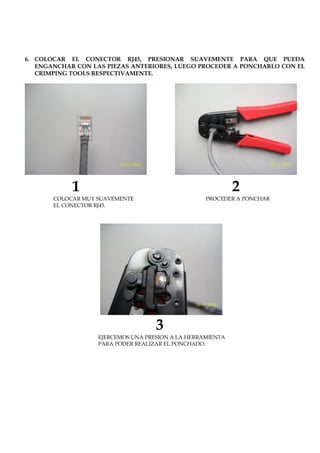Procedimiento de armado conectores panduit | PDF
