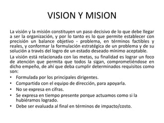 Procedimiento de la planeacion estrategica DIAPOSITIVAS | PPTX
