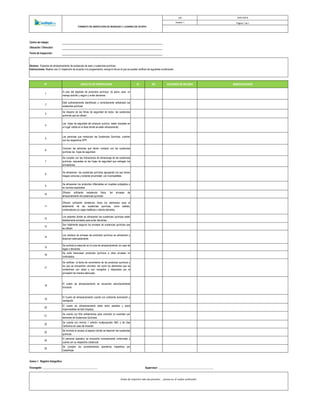 Procedimiento de supervision y reporte 2 | PDF