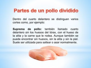 Procedimiento para despresar un pollo | PPTX