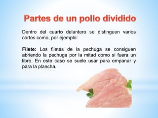 Procedimiento para despresar un pollo | PPTX