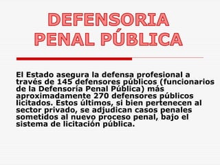PROCEDIMIENTO PROCESAL PENAL CHILENO 2025 | PPT