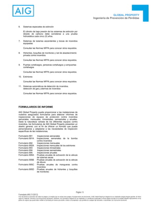Procedimientos de mtto siste.con,. incendios | PDF