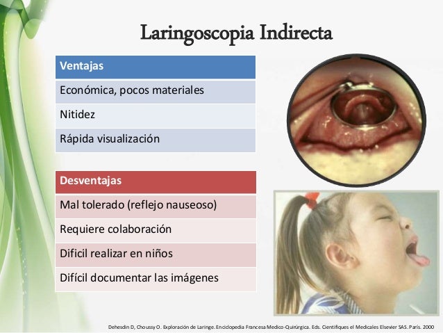 Procedimientos diagnosticos en laringe