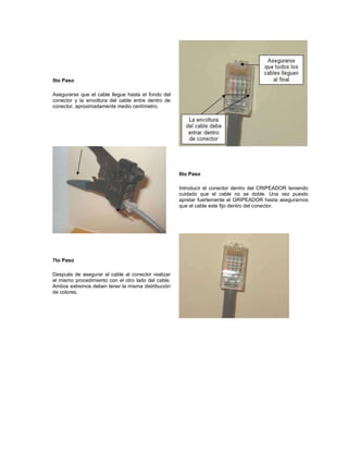 Procedimientos para preparar un conector rj45 | DOCX