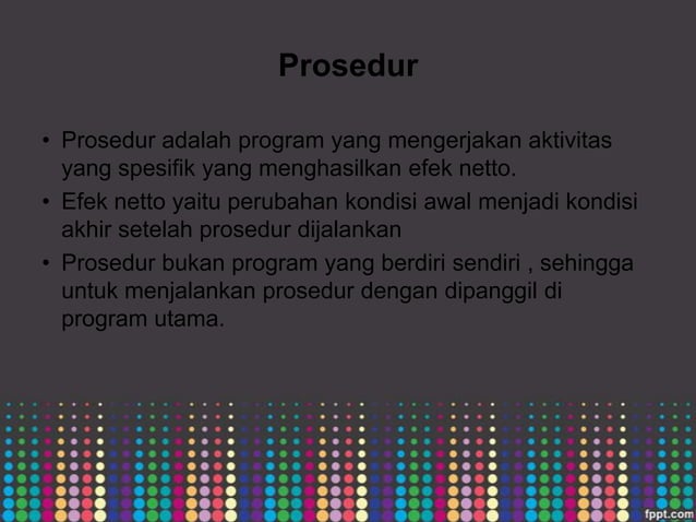 Procedur | PPT