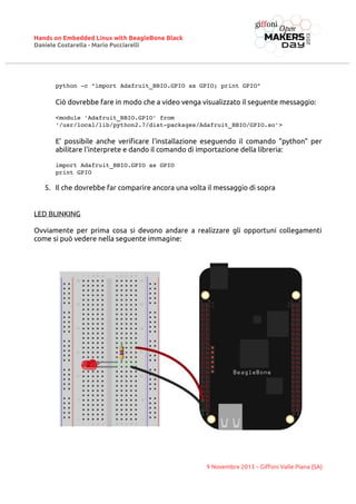 Primi passi con la scheda BeagleBone Black | PDF