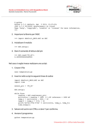 Primi passi con la scheda BeagleBone Black | PDF