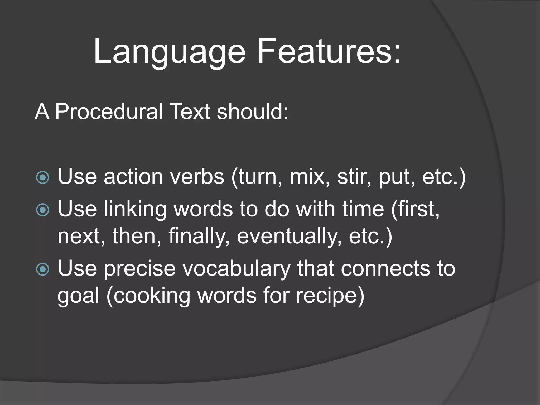 Procedural writing-powerpoint-1vyibev | PPTX