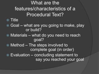 Procedural writing-powerpoint-1vyibev | PPTX