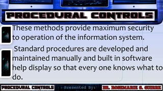 Procedural Controls | PPT