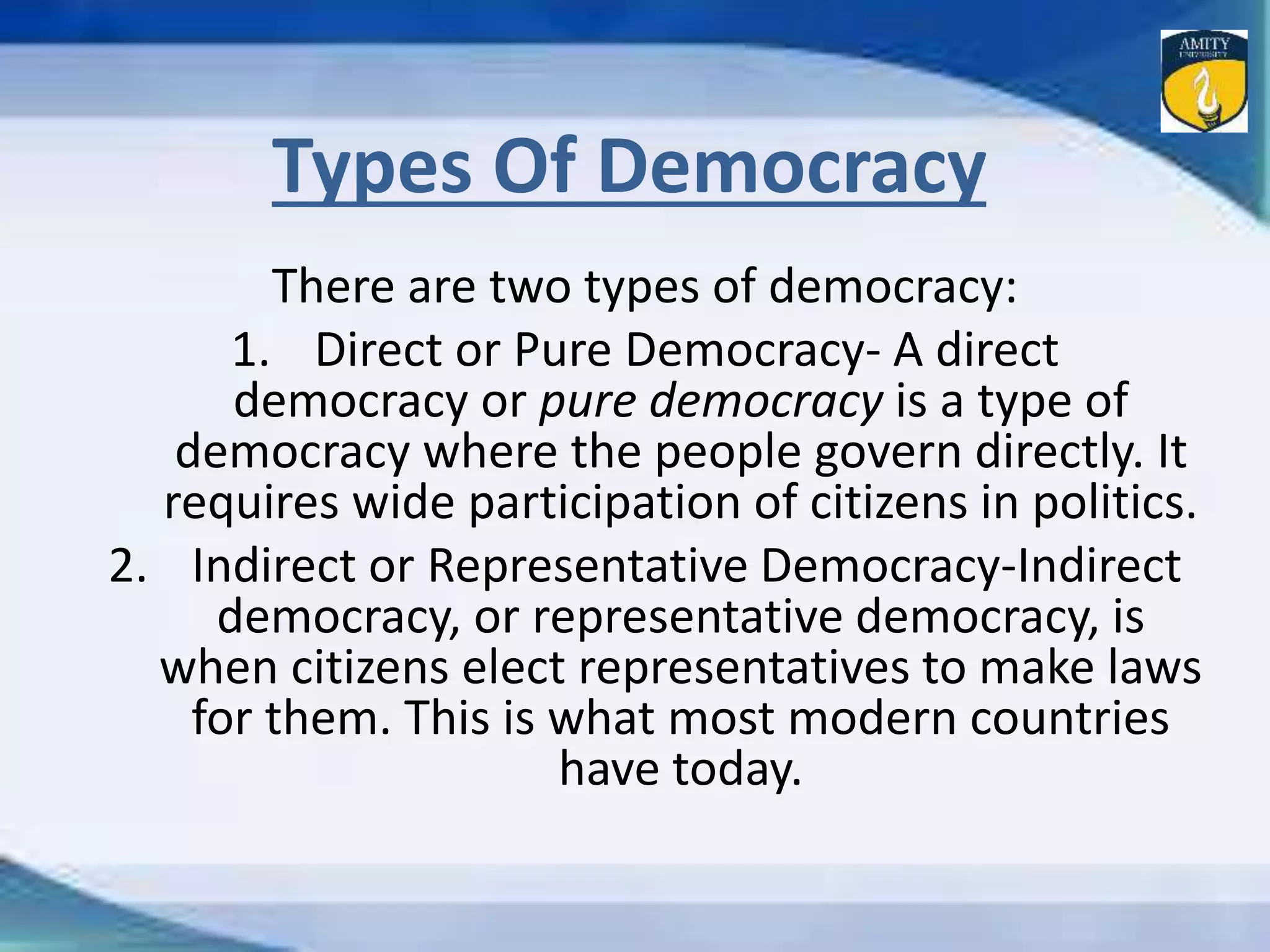 Procedural democracy | PPTX