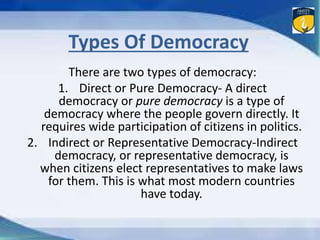 Procedural democracy | PPTX