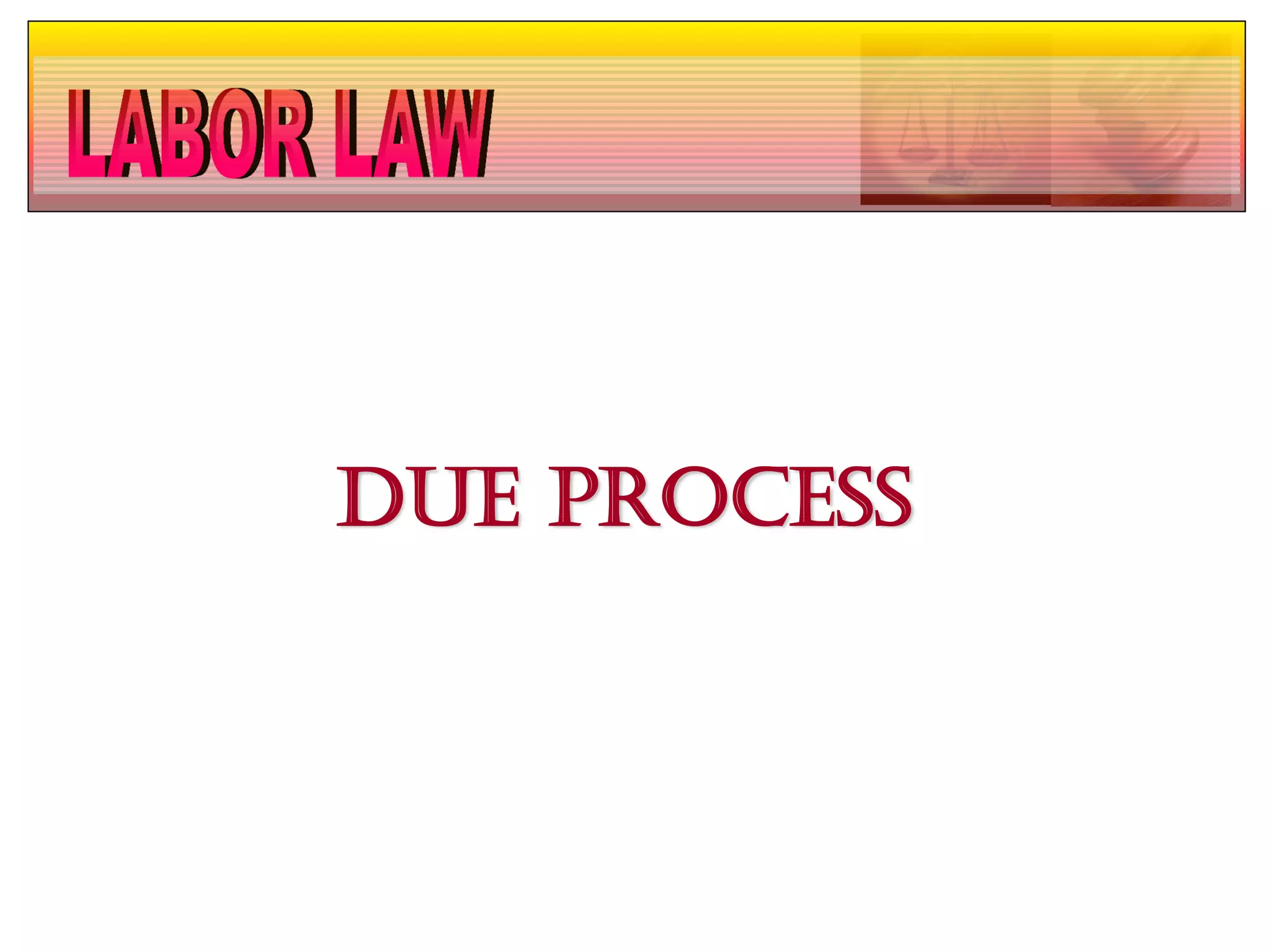 Procedural due process | PDF