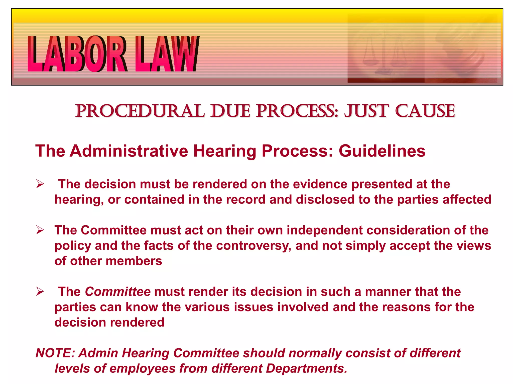 Procedural due process | PDF