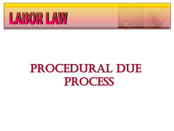 Procedural due process