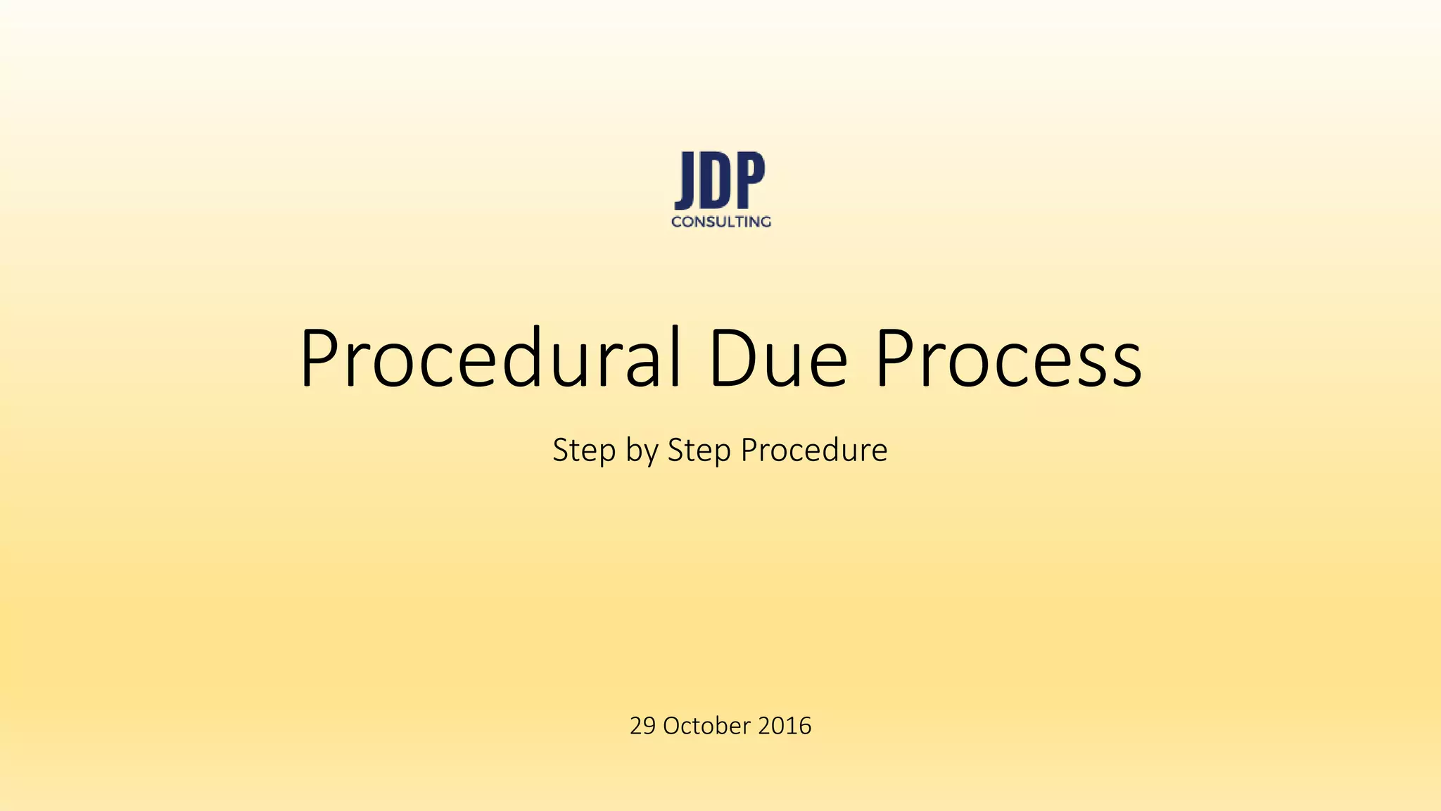 Procedural Due Process | PDF