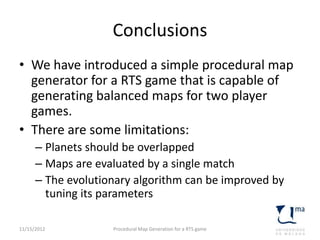 Procedural map generation for a RTS game | PPTX | Simulation Video ...