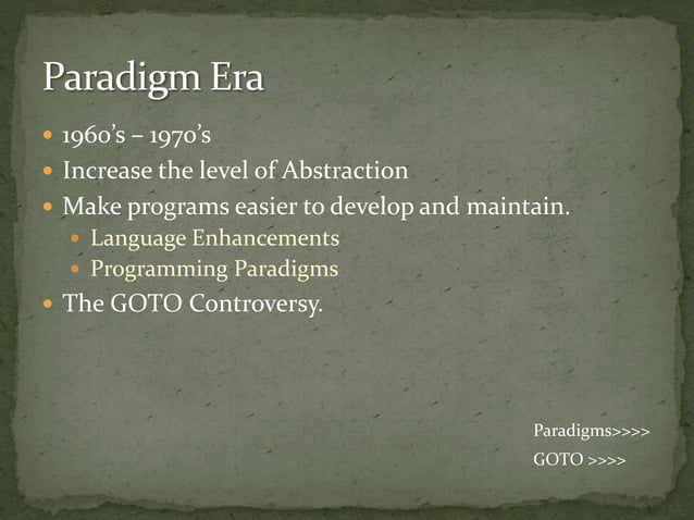 Procedural programming | PPTX | Programming Languages | Computing