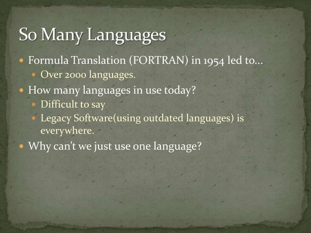 Procedural Programming Pptx Programming Languages Computing